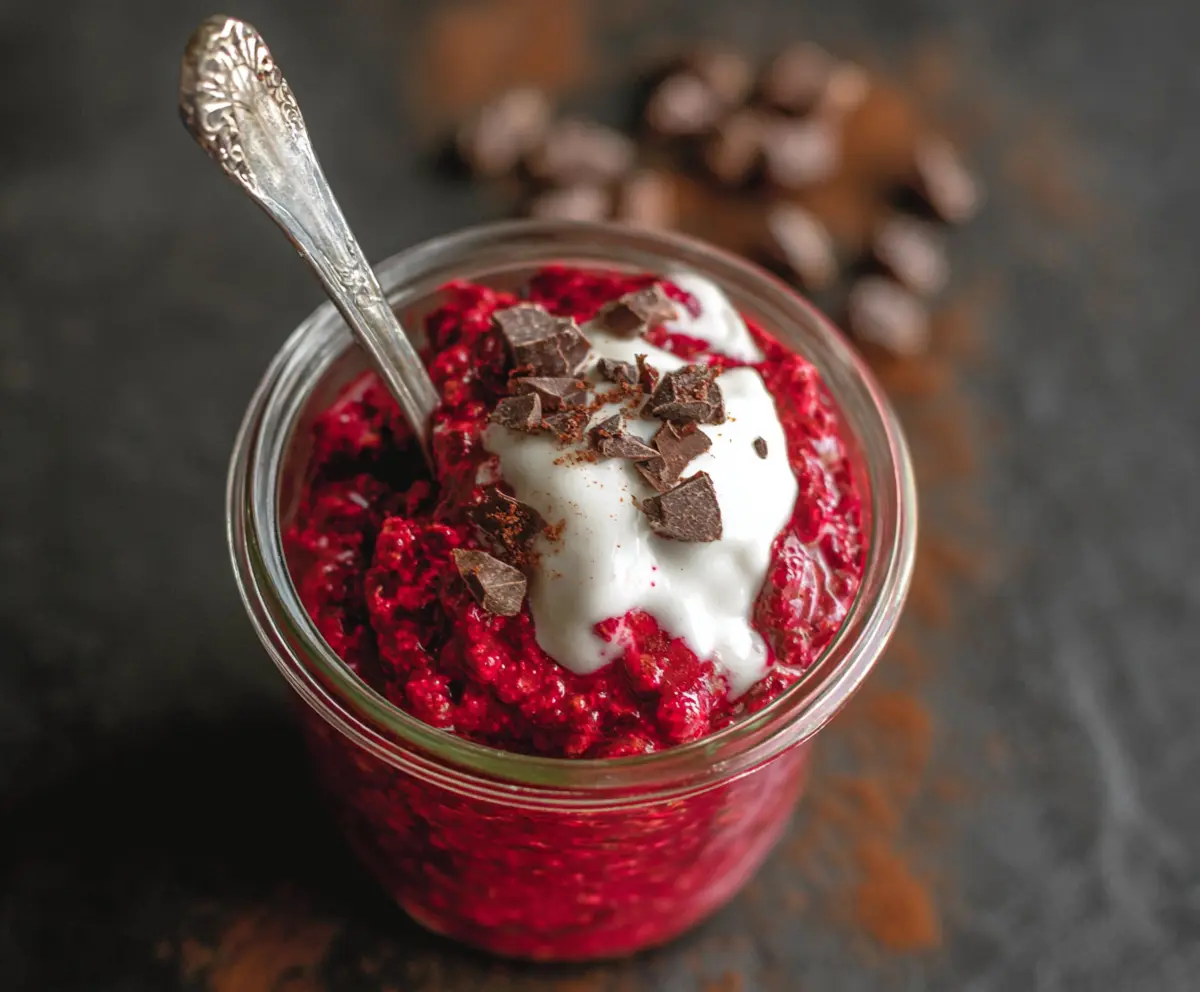 Red Velvet Overnight Oats Recipe | Easy & Delicious