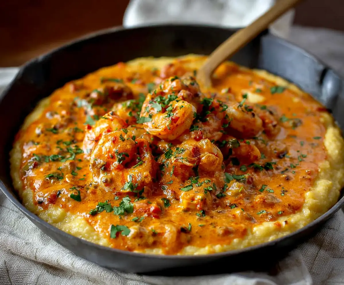 Delicious Smothered Shrimp and Grits Recipe | Easy & Tasty